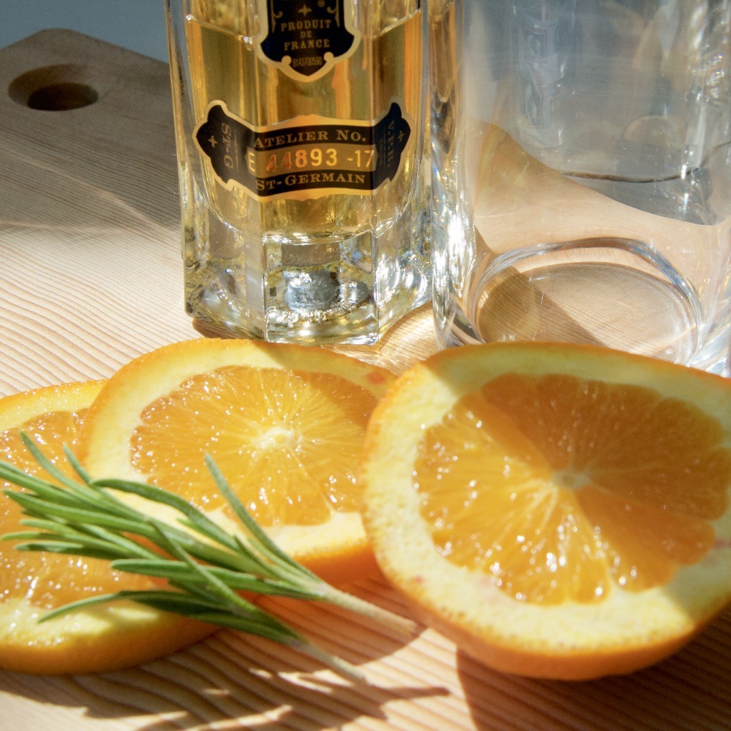 Rosemary Orange Gin Cocktail - herbs and citrus - First Order Gin