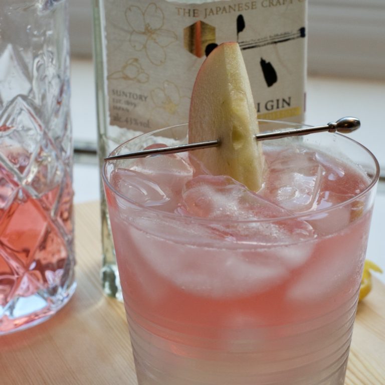 Cider and Gin Cocktail- a tart and fruity drink - First Order Gin