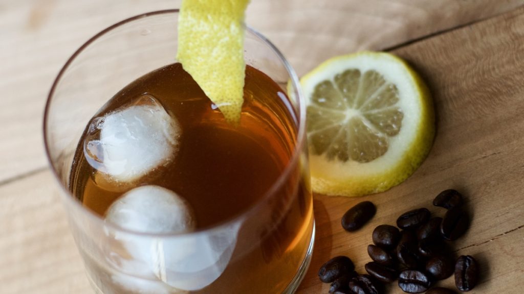Cold Brew and Gin Cocktail - First Order Gin - Gin, Cold Brew, Lemon