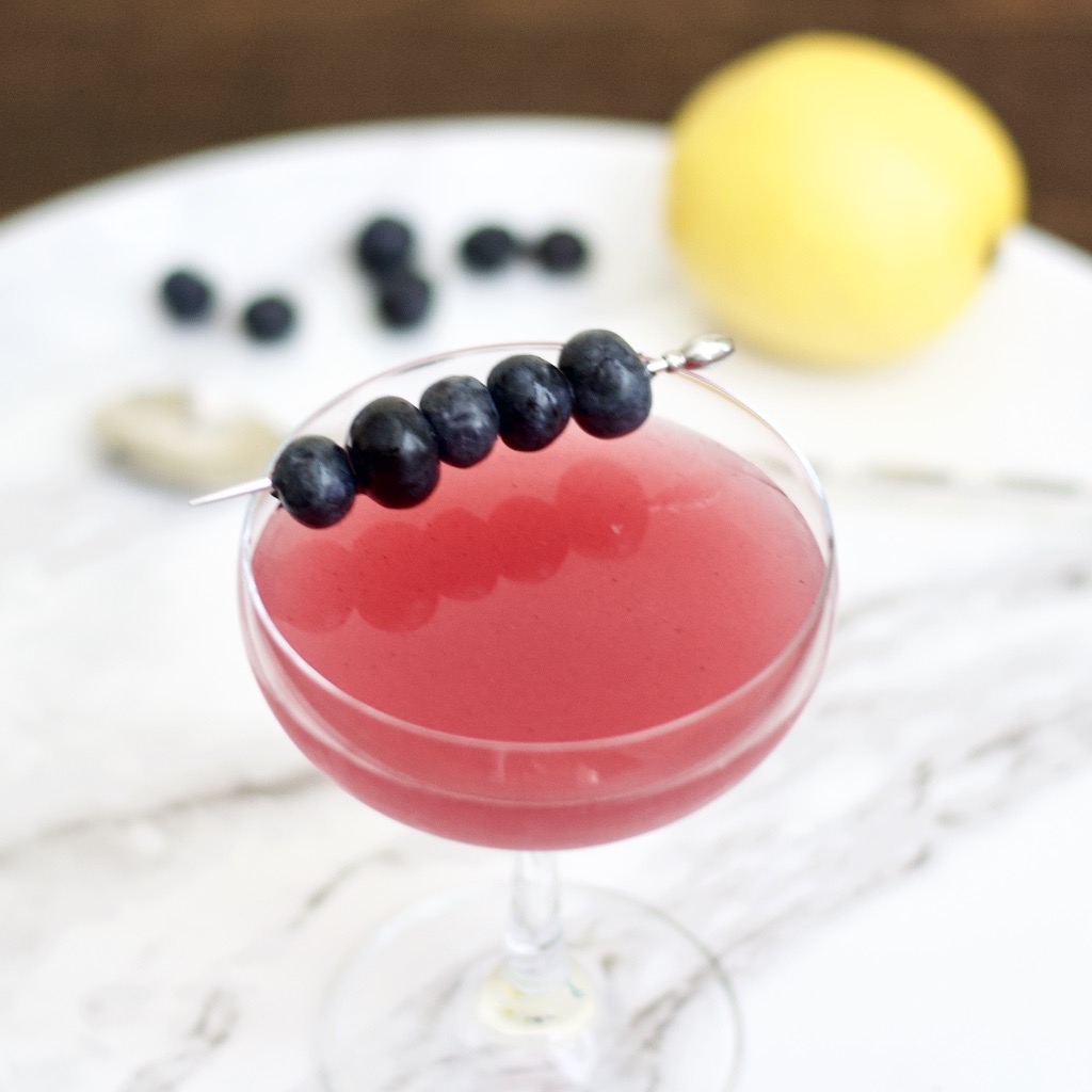 Blueberry Gin Sour - First Order Gin - Berries, Gin, Lemon, Simple