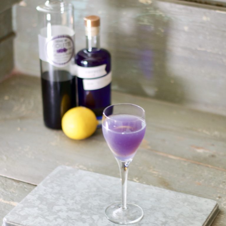 Blue Moon Gin Cocktail - First Order Gin - Gin, Violette, Lemon